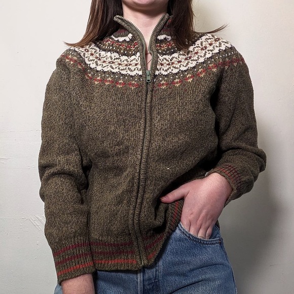 American Vintage | Sweaters | Vintage Tiara International Fair Isle ...